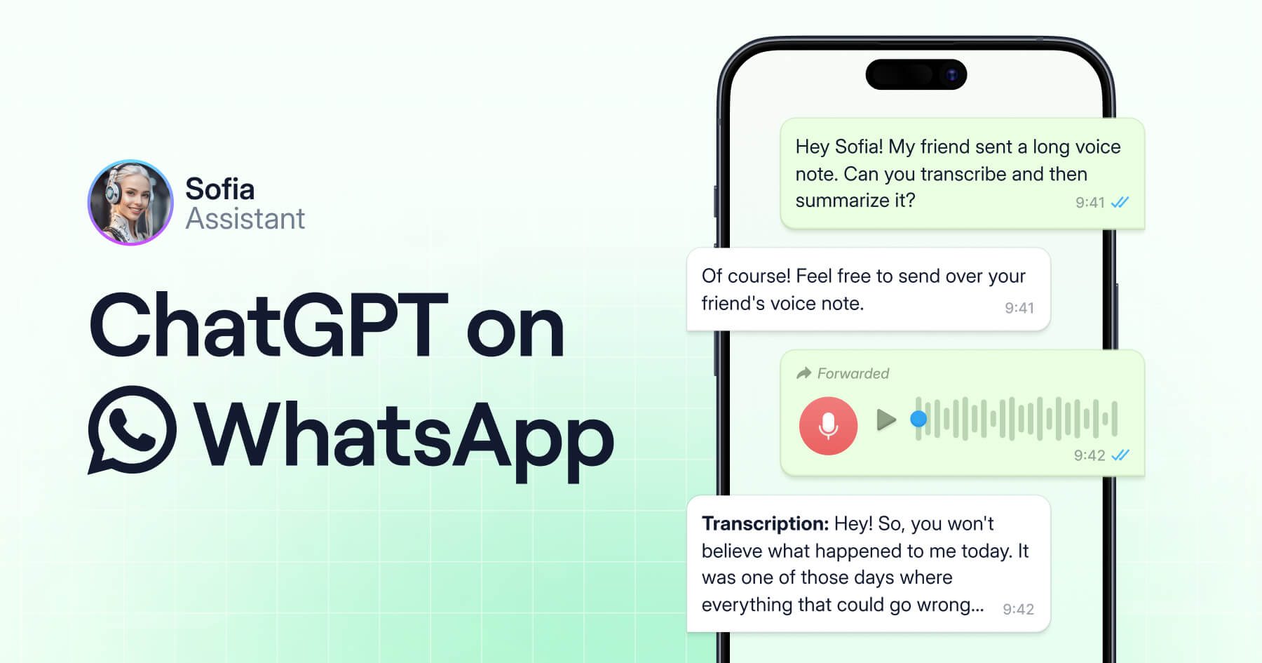 Meet Sofia Assistant! | ChatGPT on WhatsApp